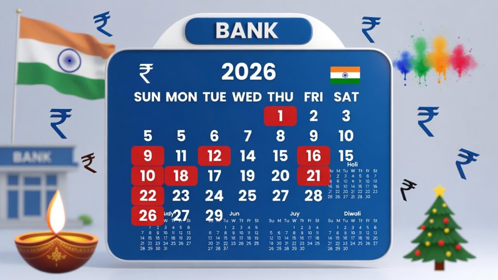 Bank Holidays 2026 in India: Full RBI List & Calendar